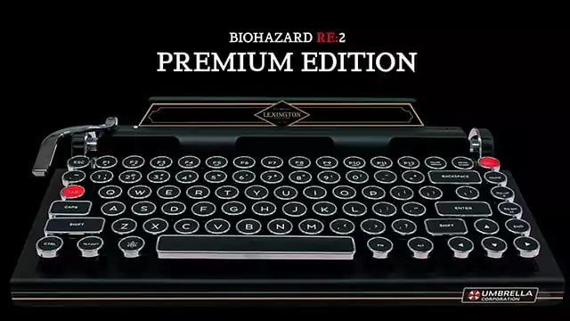 Teclado oficial do remake de Resident Evil 2 inspira-se em máquinas de ...