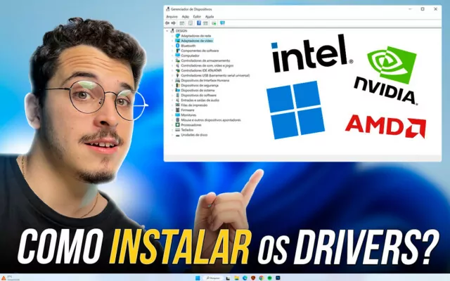 Como instalar os drivers no PC