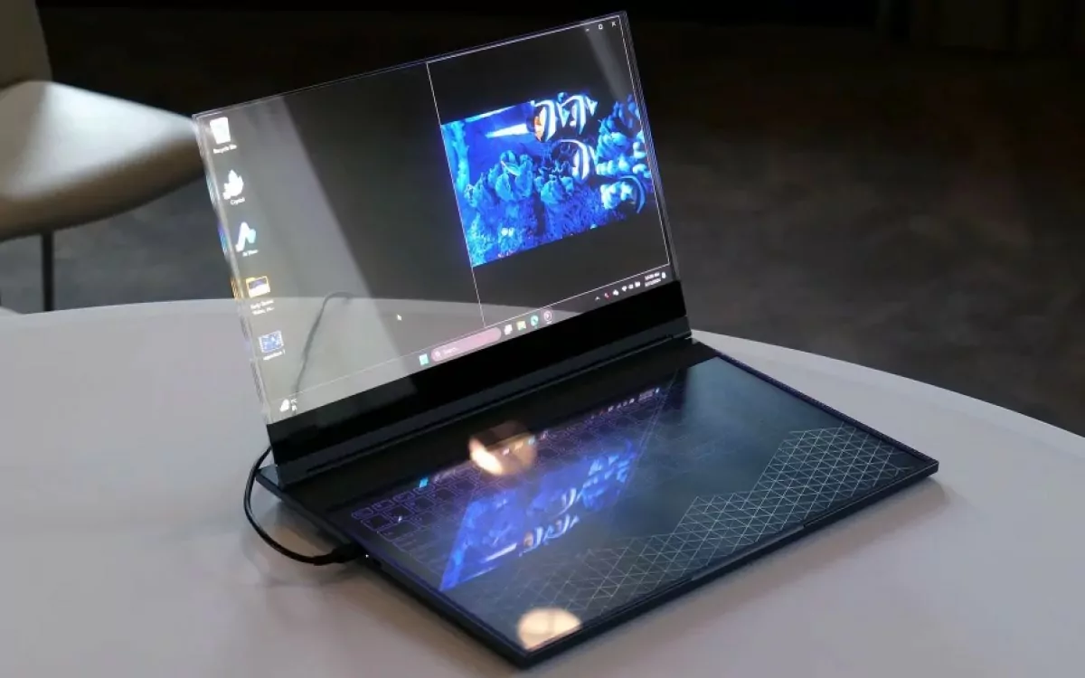 Project Crystal: Lenovo mostra notebook com tela transparente na MWC ...