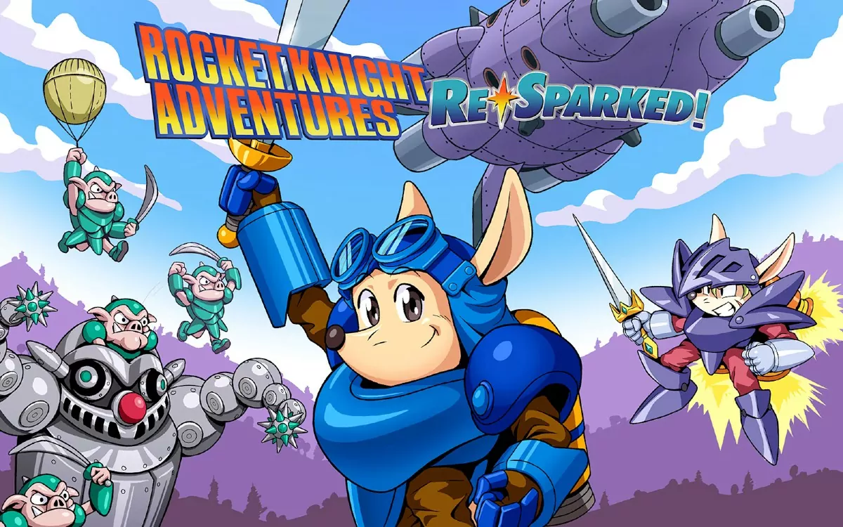 Coletânea Rocket Knight Adventures: Re-Sparked é lançada