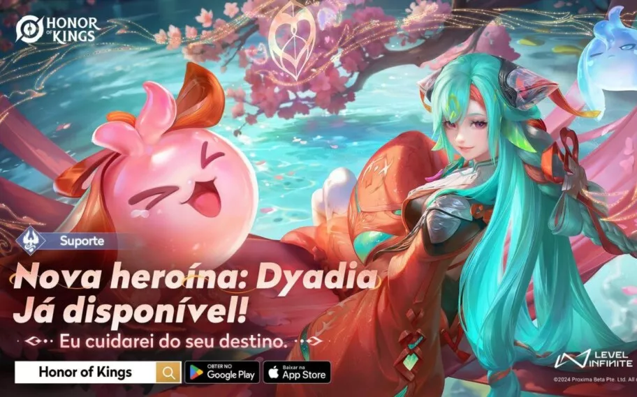 Honor of Kings recebe Dyadia, a nova heroína do jogo - Adrenaline