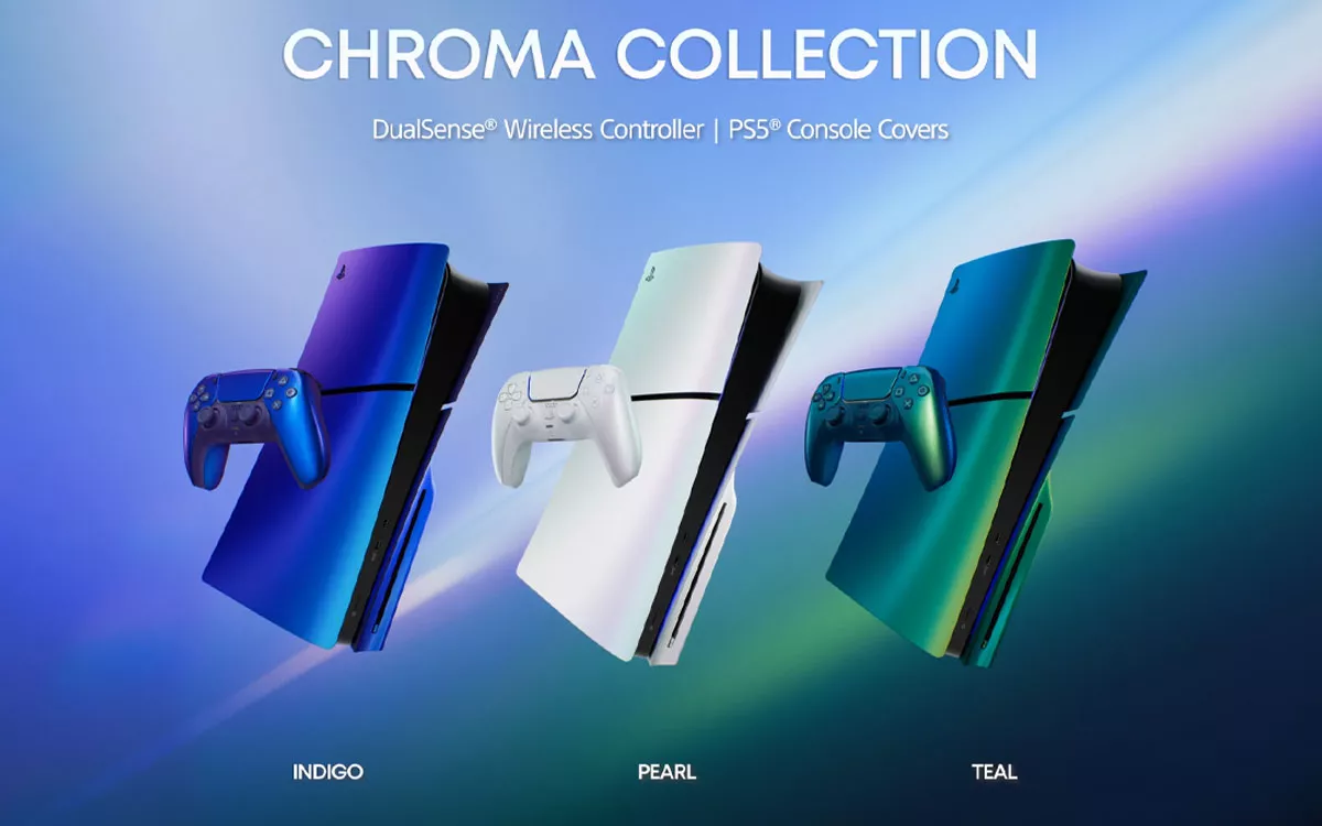 Sony anuncia linha Chroma de DualSense e tampas para PS5