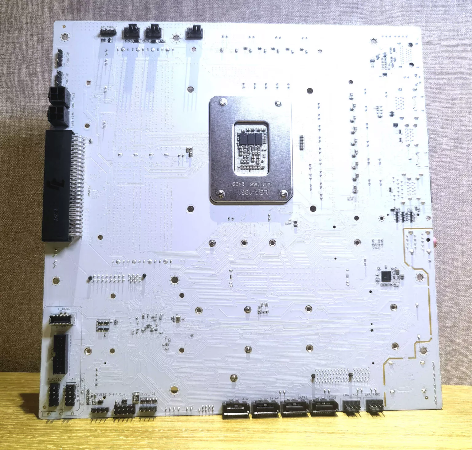 Colorful Z890 motherboard features rear connectors and power for GPU ...