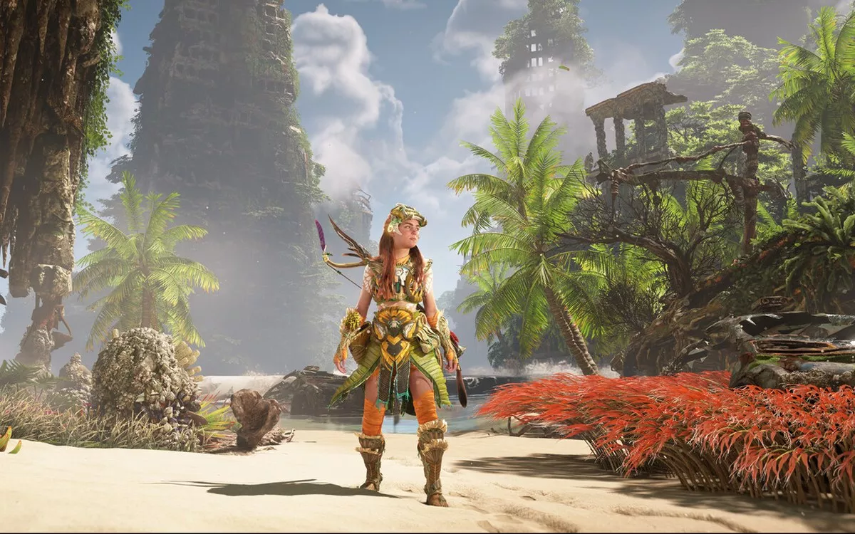 Upscaling dos jogos Horizon no PS5 Pro é comparável ao DLSS