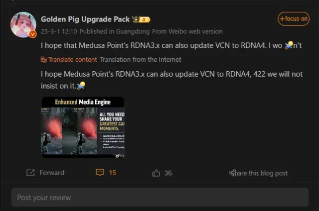 Medusa Point, próxima geração das APUs AMD, deve usar RDNA 3.X, e não ...