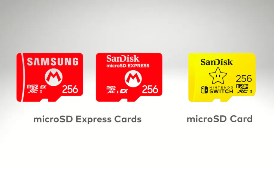 Nintendo Switch 2 será compatível apenas com cartões micro SD Express