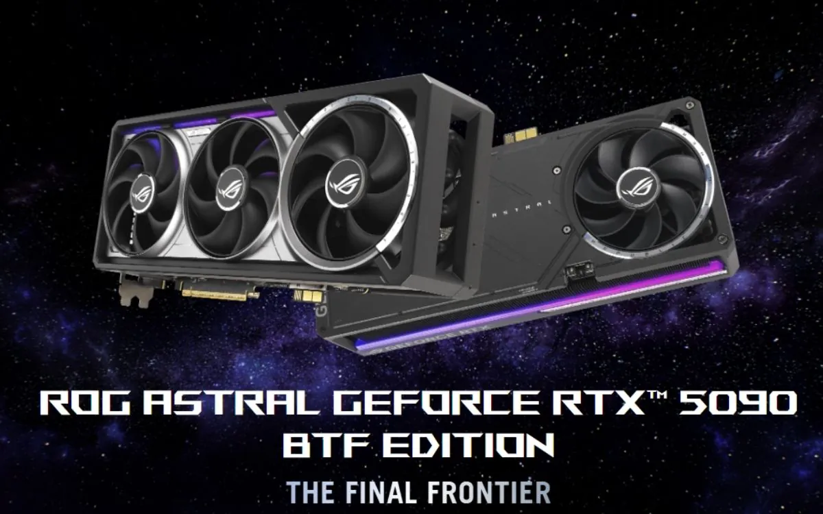 ASUS ROG Astral RTX 5090 ganha nova versão com conector oculto - Adrenaline