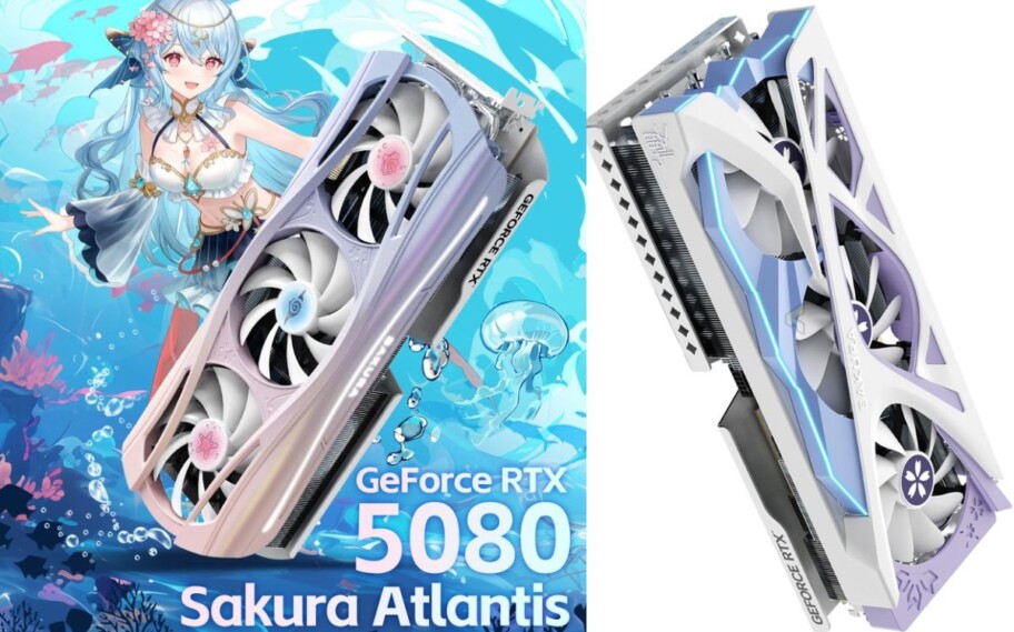 Yeston lança GPU GeForce RTX 5080 em edições especiais de Sakura e ...